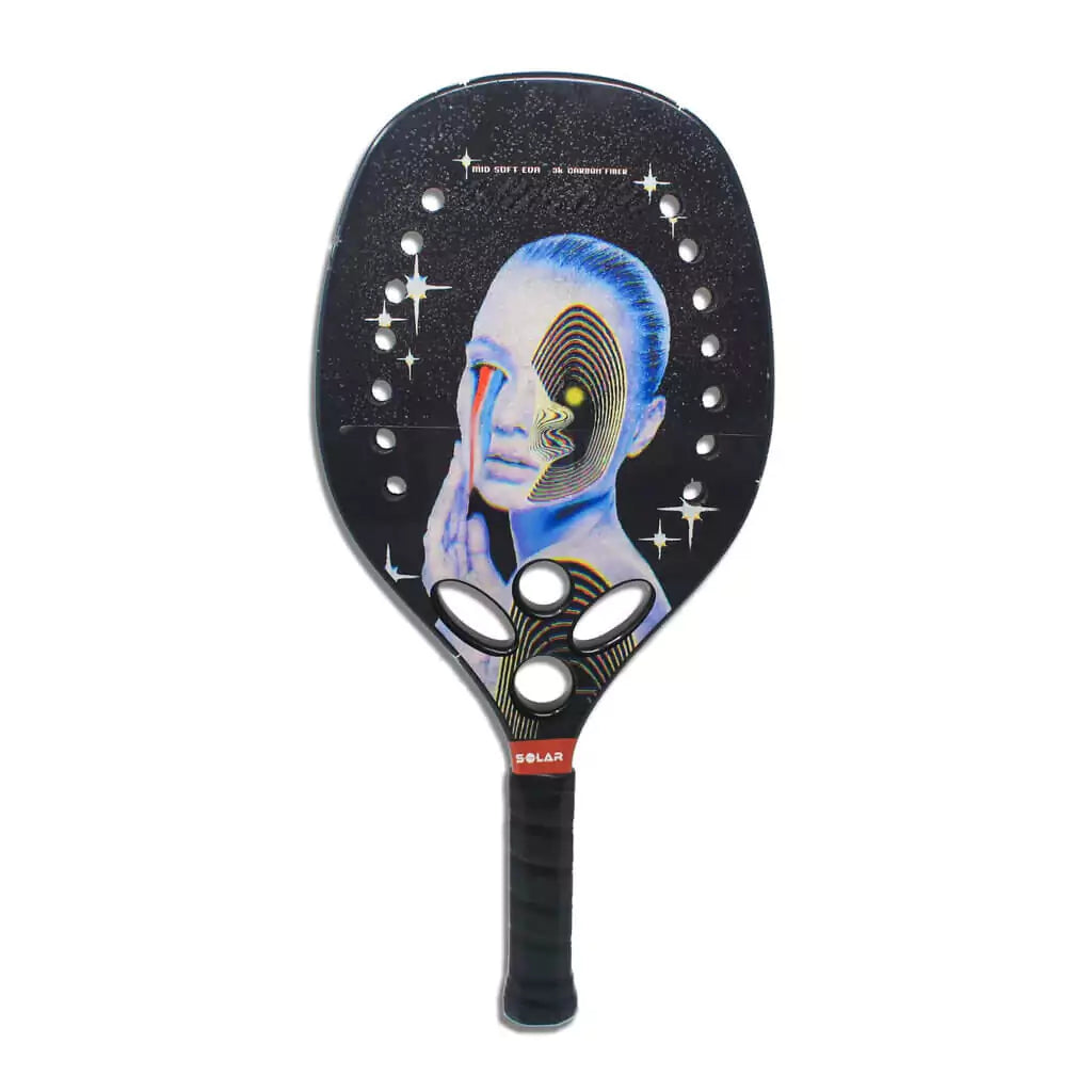 Solar Paddles FLORA Professional Beach Tennis Racket / Paddle with Grit ...