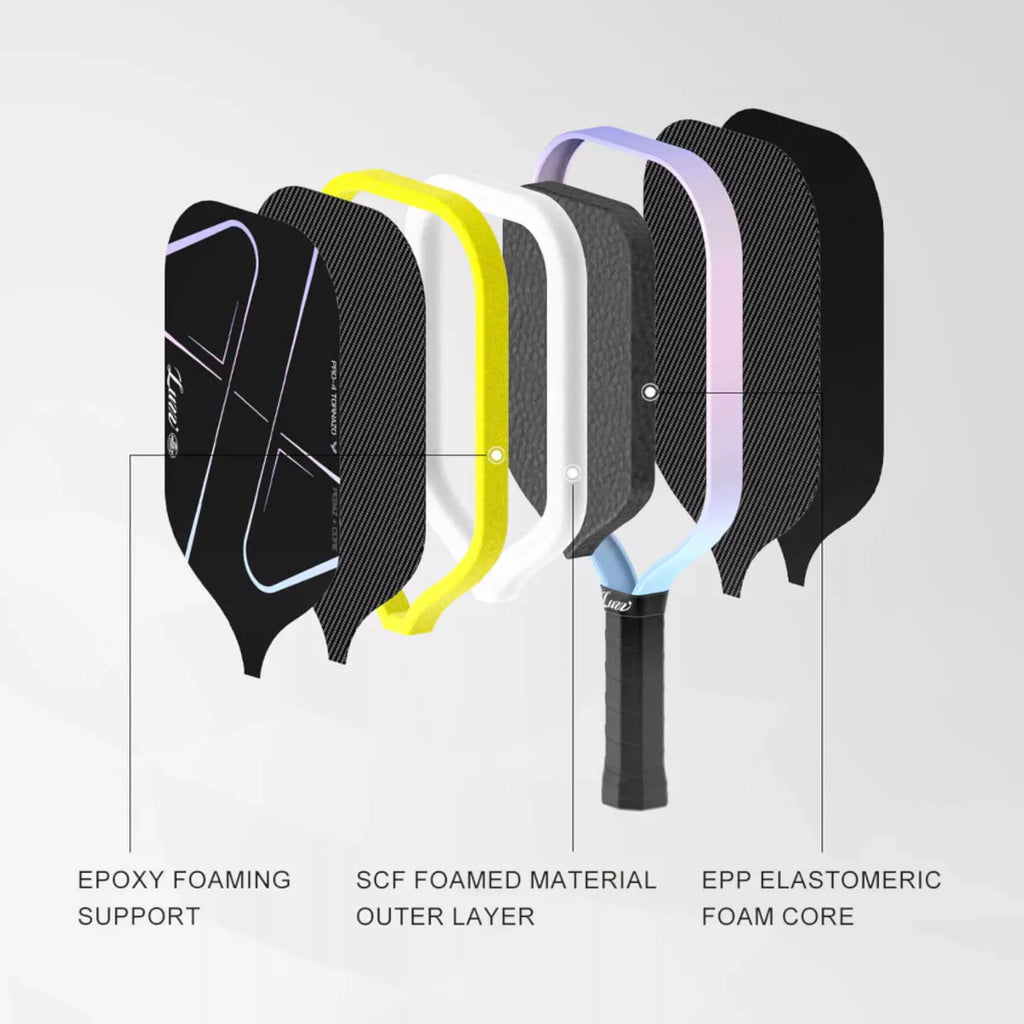 Luzz Pro 4 Tornazo Shadow Pickleball Paddle – iamBeachTennis