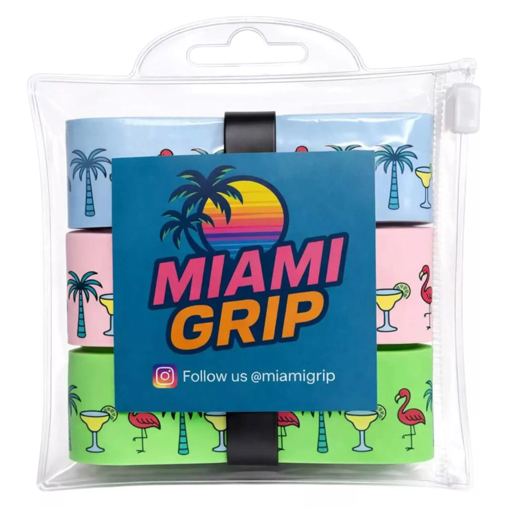 MIAMI GRIP Overgrip - 3 Pack – iamBeachTennis