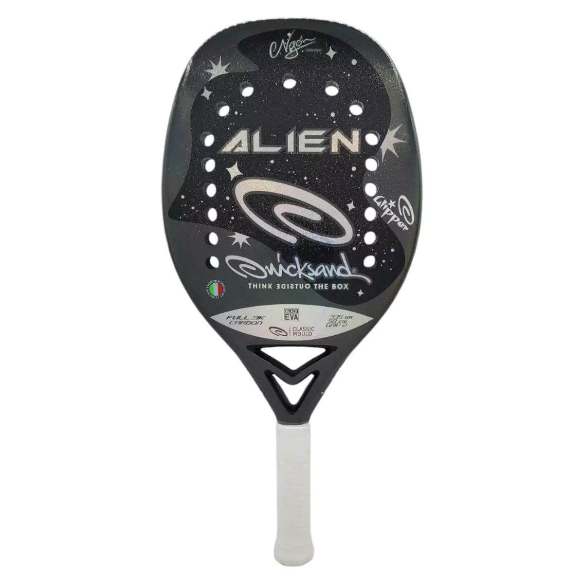 Quicksand Alien 2024 Beach Tennis Paddle, Racket, Racquet with Glipper ...