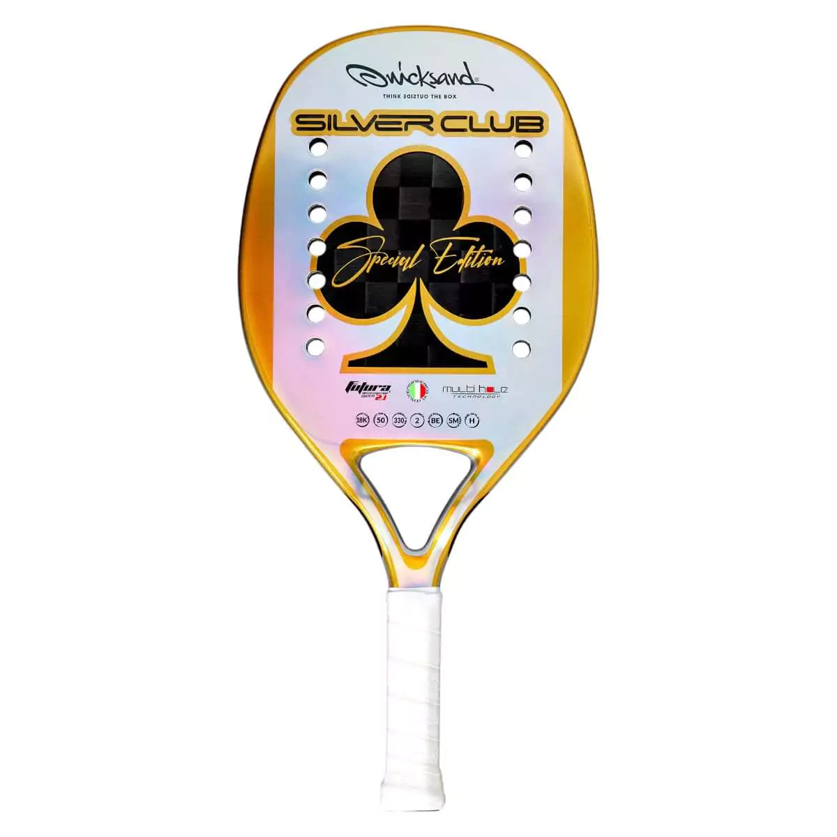 Quicksand SILVER CLUB 2025 LIMITED EDITION Beach Tennis Racket with Gl ...