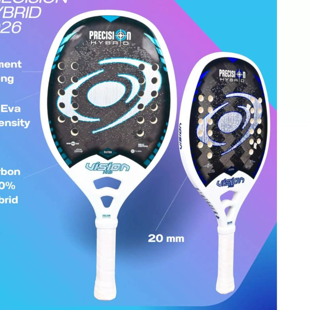 Vision Pro PRECISION HYBRID 2026 Beach Tennis Racket – iamBeachTennis