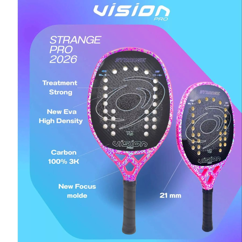 Vision Pro STRANGE 2026 Beach Tennis Racket – iamBeachTennis