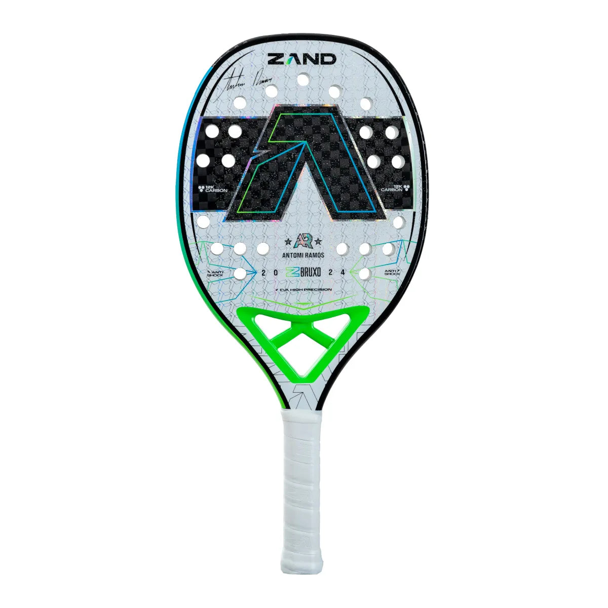 Zand Z WIZARD BRUXO WHITE ANTOMI RAMOS 2024 Beach Tennis Racket ...