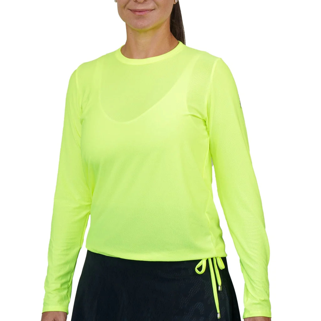 Lacoa Sports LONG SLEEVES LIGHT MESH RELAX Top – iamBeachTennis